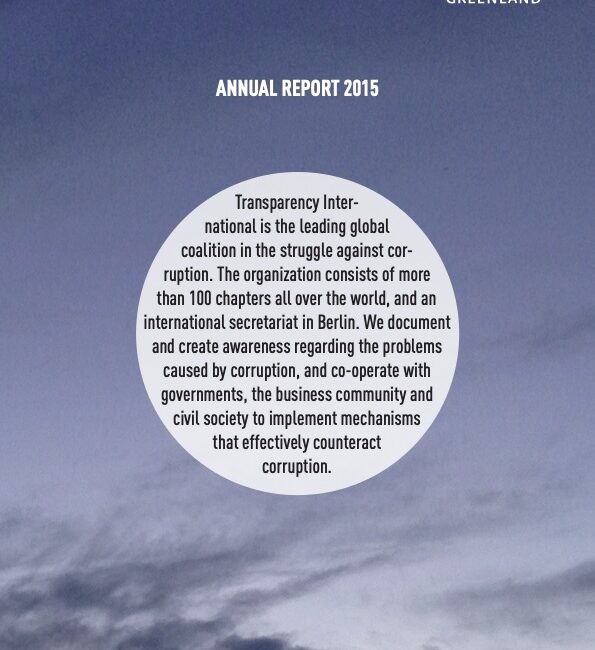 Annual Report 2015 – Transparency International Greenland